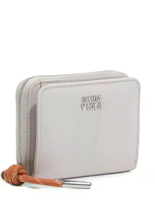 Bimba Y Lola Sand Nylon Flap Purse