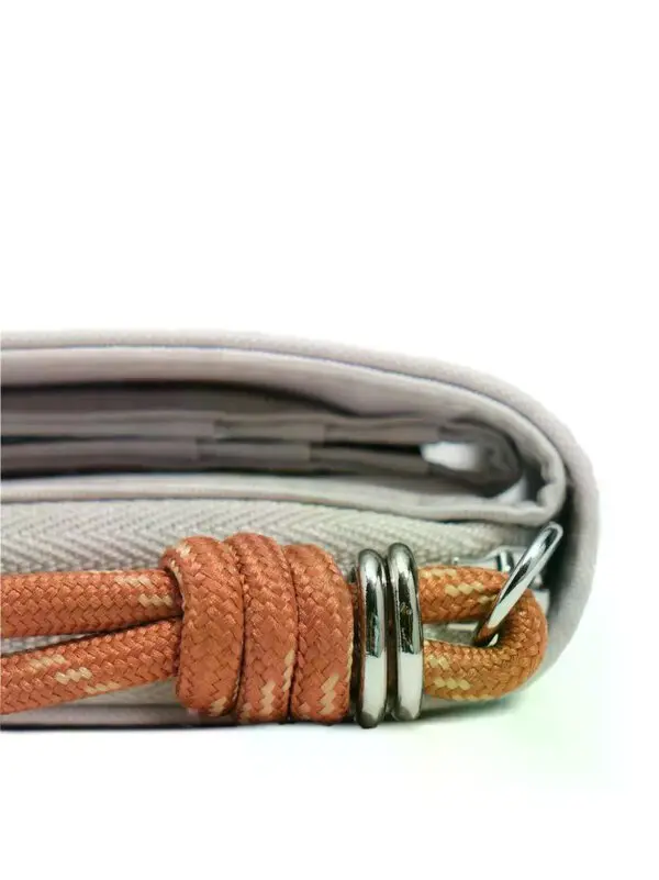 Bimba Y Lola Sand Nylon Flap Purse - Neutrals