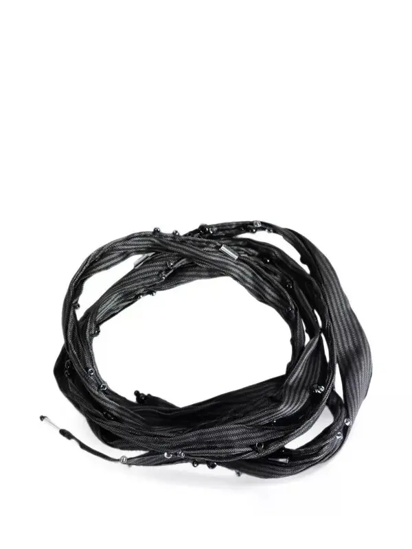 SALON C. LUNDMAN Glass Bead-embellished Necklace