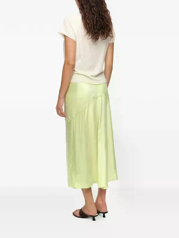 Bimba Y Lola Lime Lace A-line Skirt