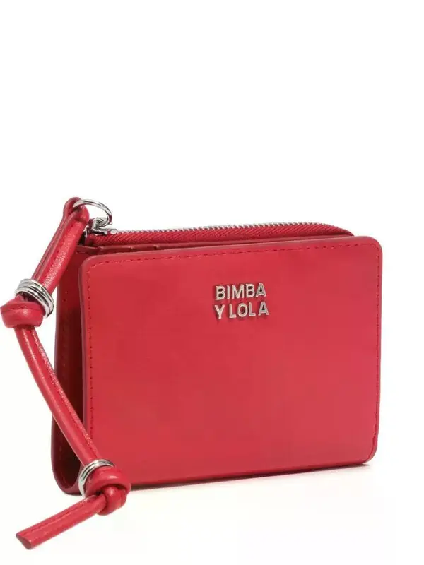 Bimba Y Lola Leather Compact Purse - Red