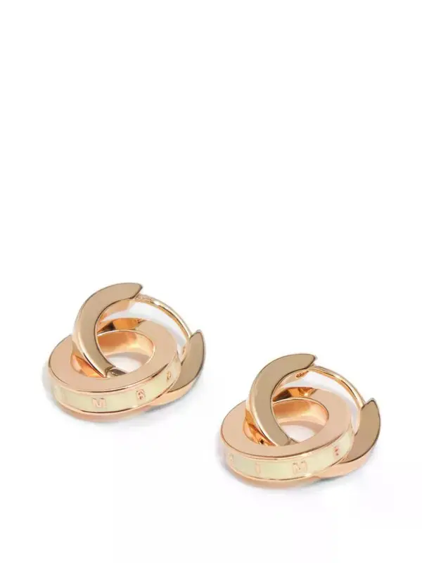 Bimba Y Lola Interlocking Hoop Earrings - Pink