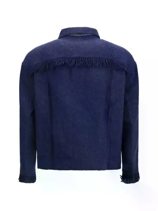 BAZISZT Vedu Fringe-trimmed Reversible Jacket