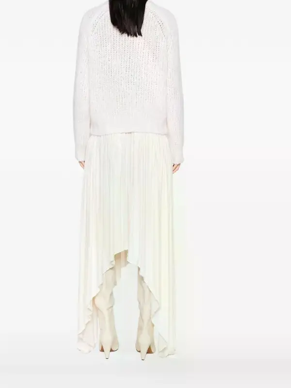 EMERSON RENALDI Open-knit Raglan-sleeve Sweater