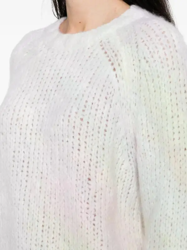 EMERSON RENALDI Open-knit Raglan-sleeve Sweater