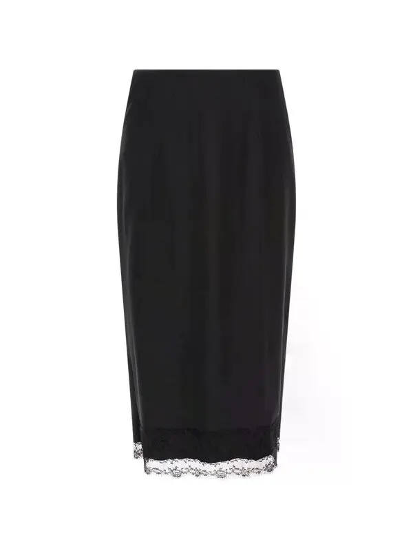 Ermanno Scervino Lace-trim Midi Skirt