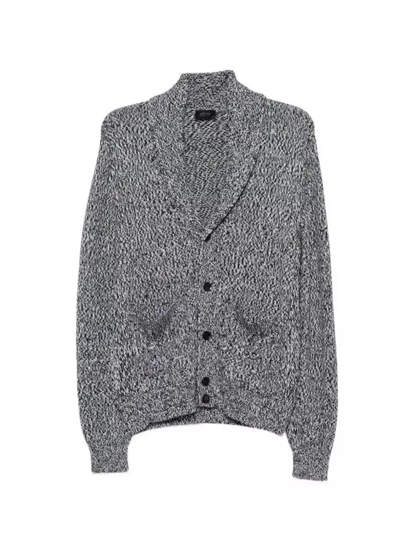 Brioni Shawl-collar Cardigan - Grey