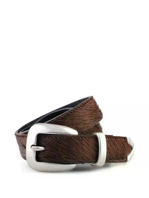 MOLEBO M2456 Hair-on Cowhide Belt