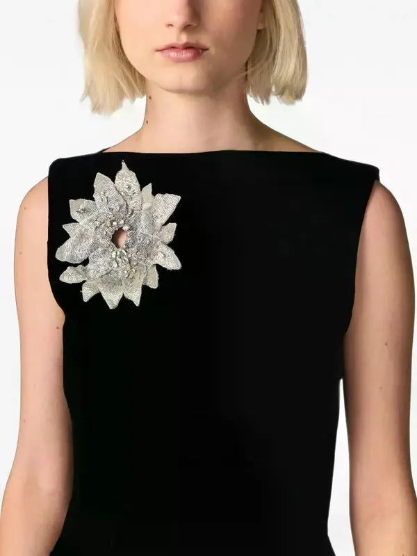 Monse Embellished Sunflower Mini Dress
