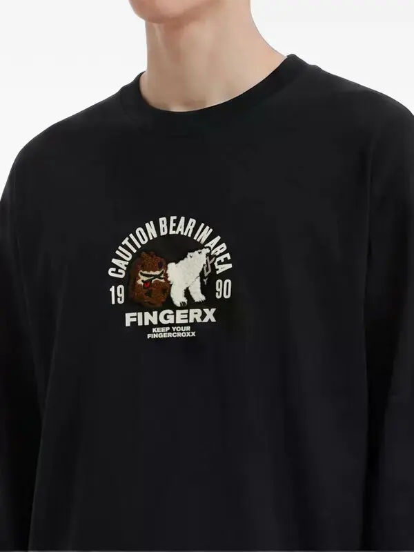 FINGERCROXX Graphic-print Long-sleeve T-shirt