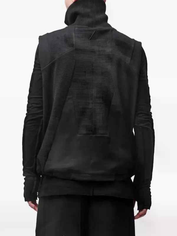 THOM KROM High-neck Sleeveless Hoodie