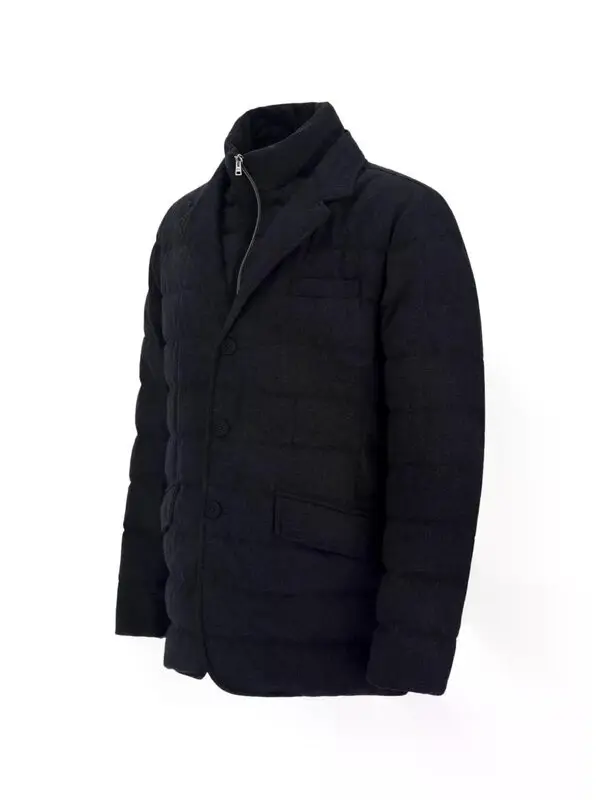 Herno Quilted Flannel Il Blazer Jacket