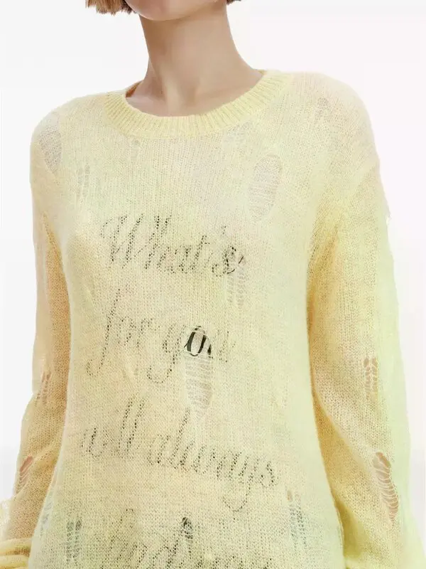 B+AB Distressed Sweater