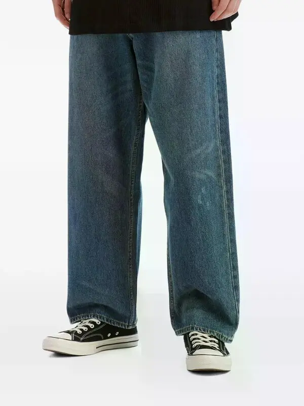 FINGERCROXX Faded-effect Loose-fit Jeans