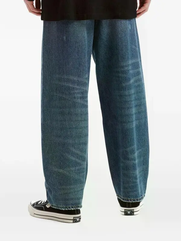 FINGERCROXX Faded-effect Loose-fit Jeans