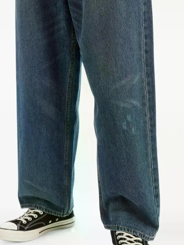 FINGERCROXX Faded-effect Loose-fit Jeans