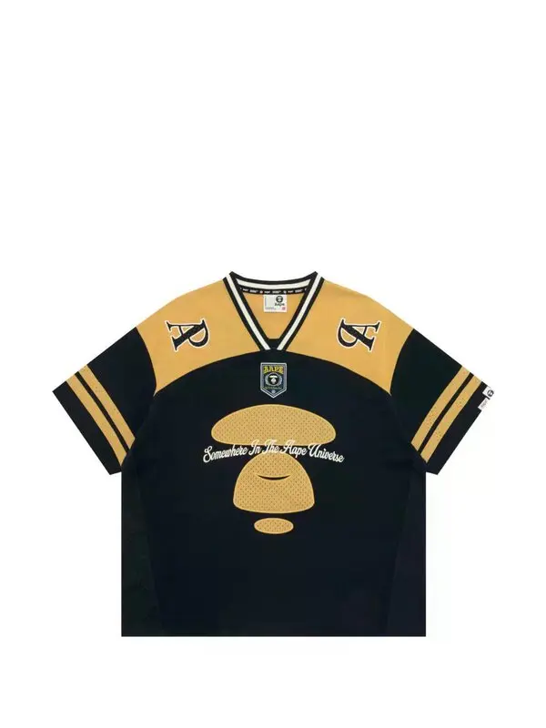 AAPE BY *A BATHING APE Logo-patch Panelled T-shirt