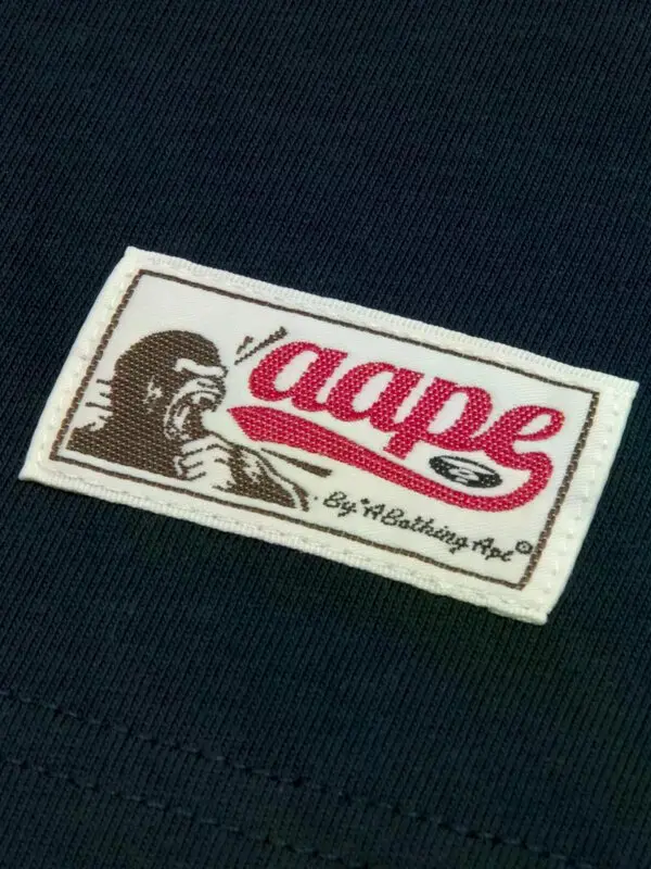 AAPE BY *A BATHING APE Logo-patch Panelled T-shirt
