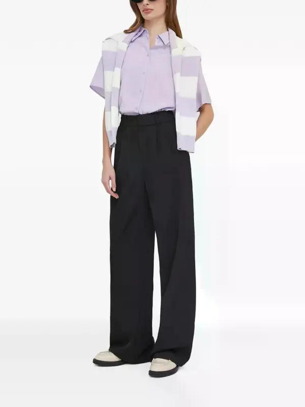BENETTON Horizontal-stripe Sweater - Purple