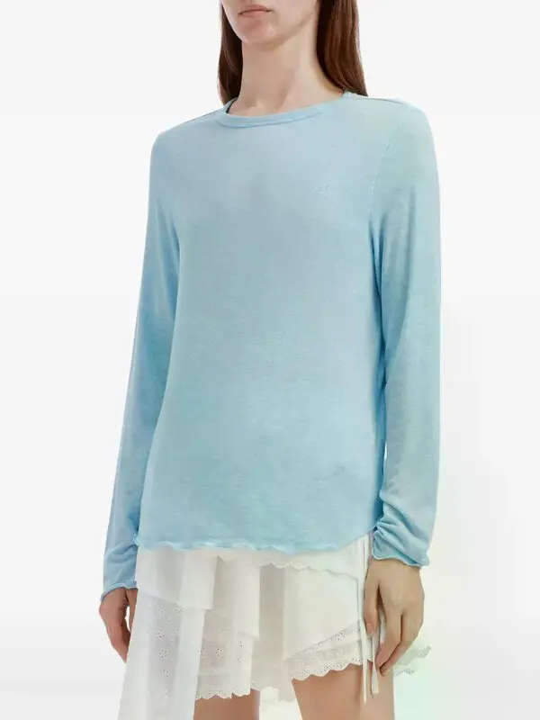 B+AB Logo-embroidered Long-sleeve T-shirt