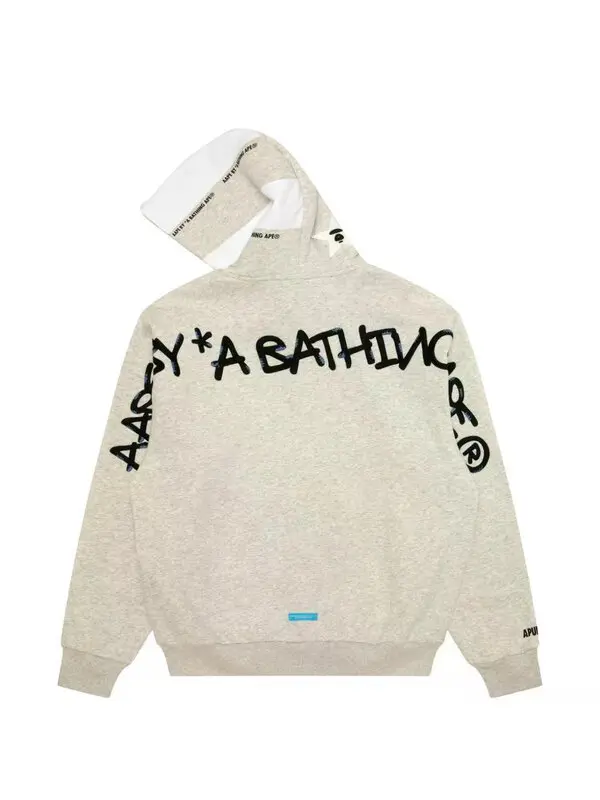 AAPE BY *A BATHING APE Logo-embroidered Hoodie