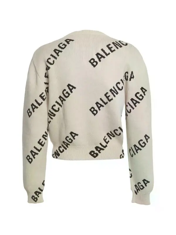 Balenciaga Logo-embroidered Sweater