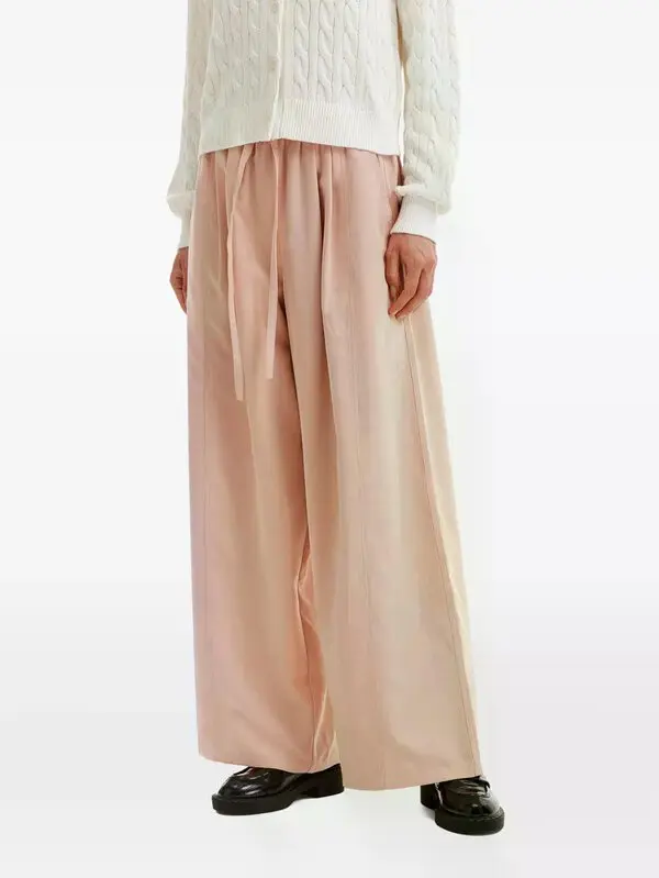B+AB Pleated Wide-leg Trousers