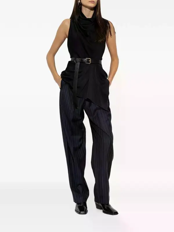 Givenchy Asymmetric Draped Blouse