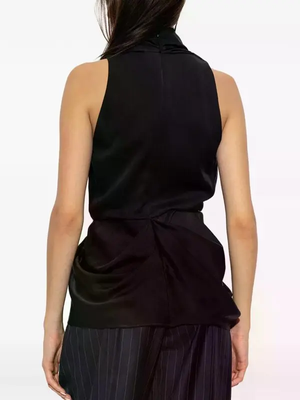 Givenchy Asymmetric Draped Blouse