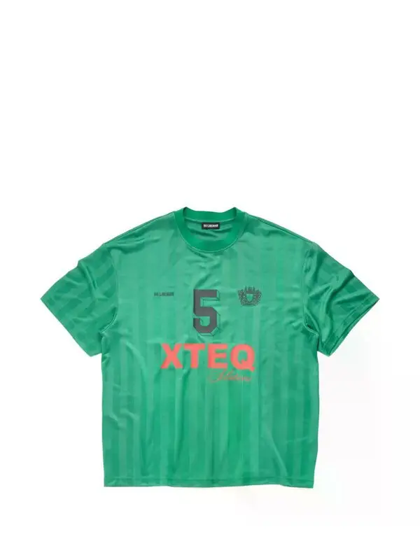 HAN KJØBENHAVN Stripe-print Logo-print T-shirt