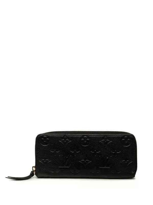 LOUIS VUITTON 2019 Monogram Empreinte Clemence Wallet Long Wallets