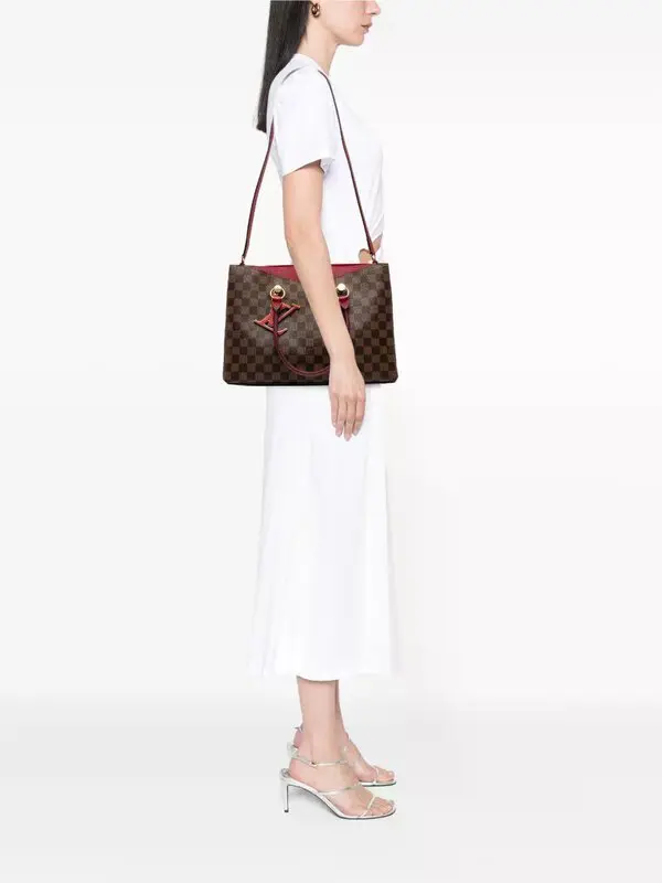 LOUIS VUITTON Damier Ebene Riverside Satchel