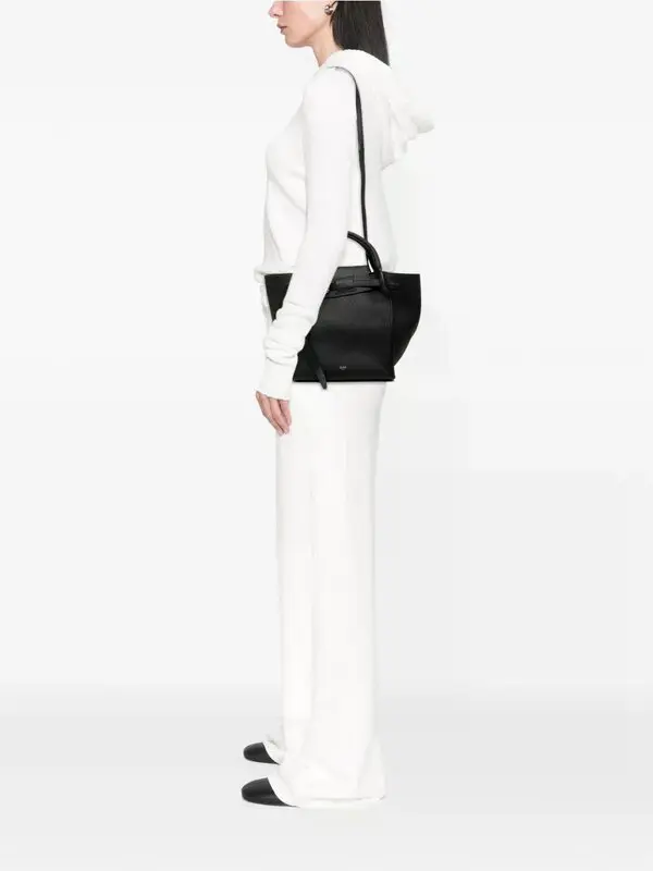 Celine Supple Grained Calfskin Satchel Bag - Black