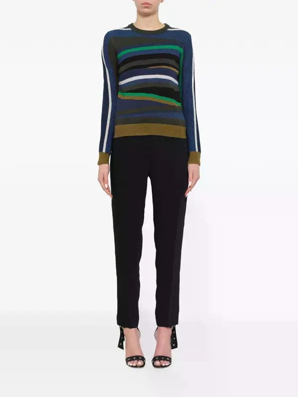 Kenzo Striped Crew-neck Sweater