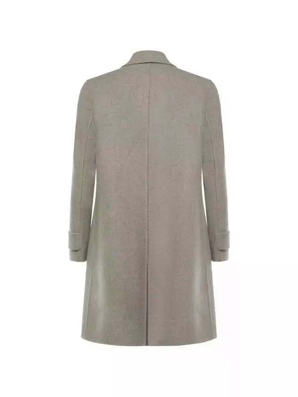 Eleventy Herringbone-pattern Single-breasted Coat
