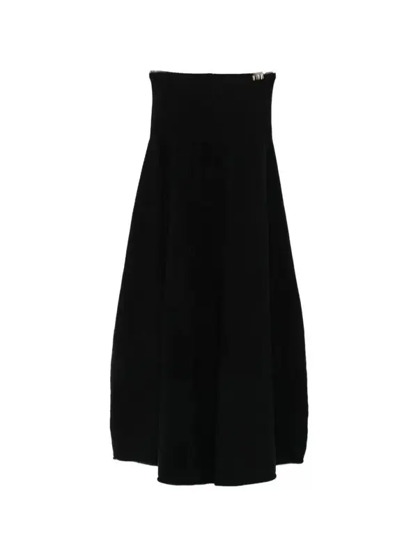 Extreme Cashmere Cashmere A-line Skirt - Black