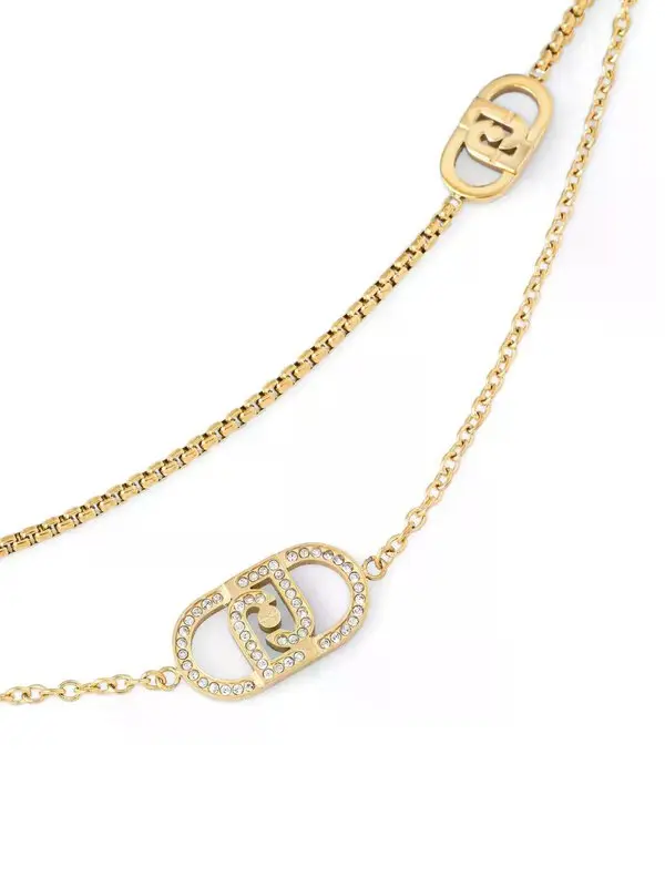 Liu Jo Logo Embellishment Cable-link Chain Necklace