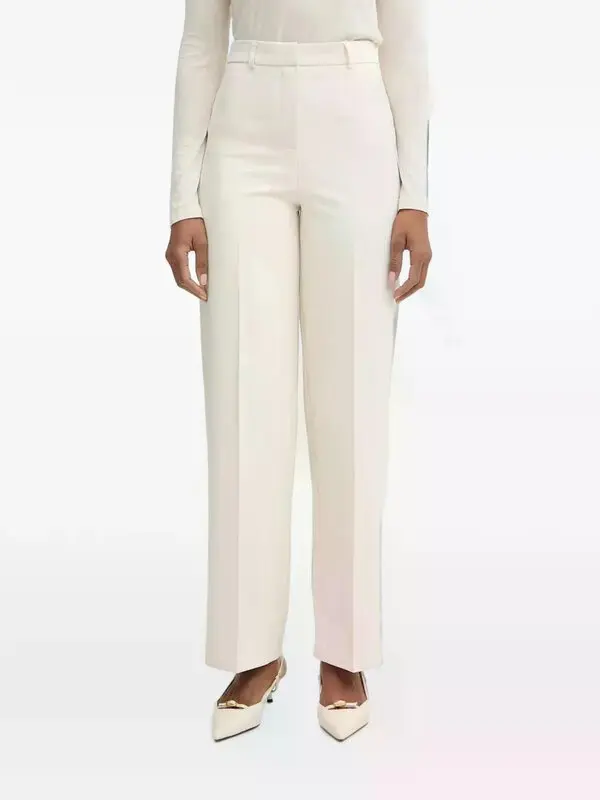MORGAN Poya.f Pressed-crease Straight-leg Trousers