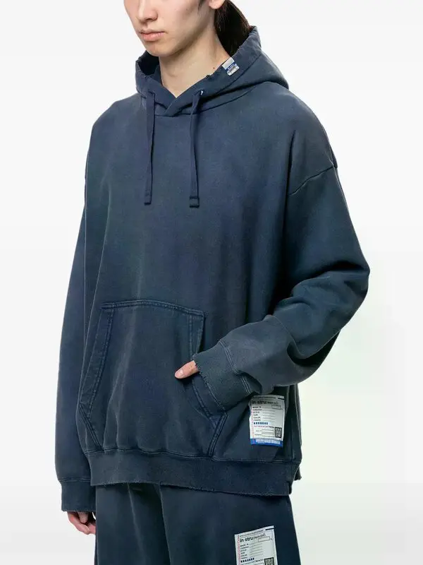 Mihara Yasuhiro Sun-faded Hoodie - Blue