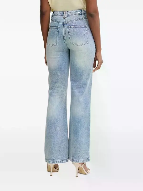 MORGAN Bow-embellished Patch-pocket Jeans