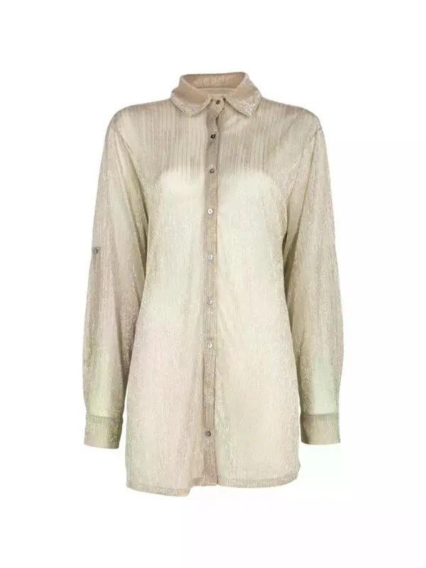 PALMACEA Nuna Metallic-thread Shirt