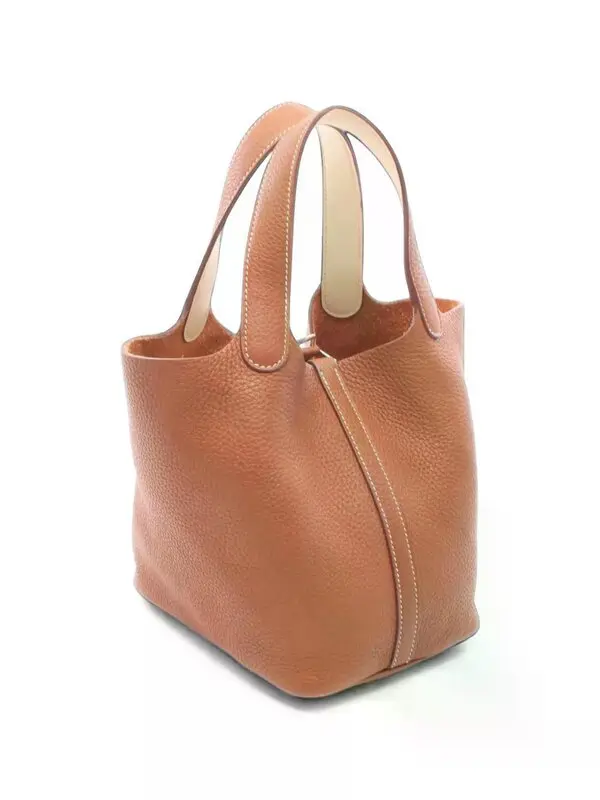 Hermès 2020 Picotin Lock Éclat Pm Leather Tote Bag