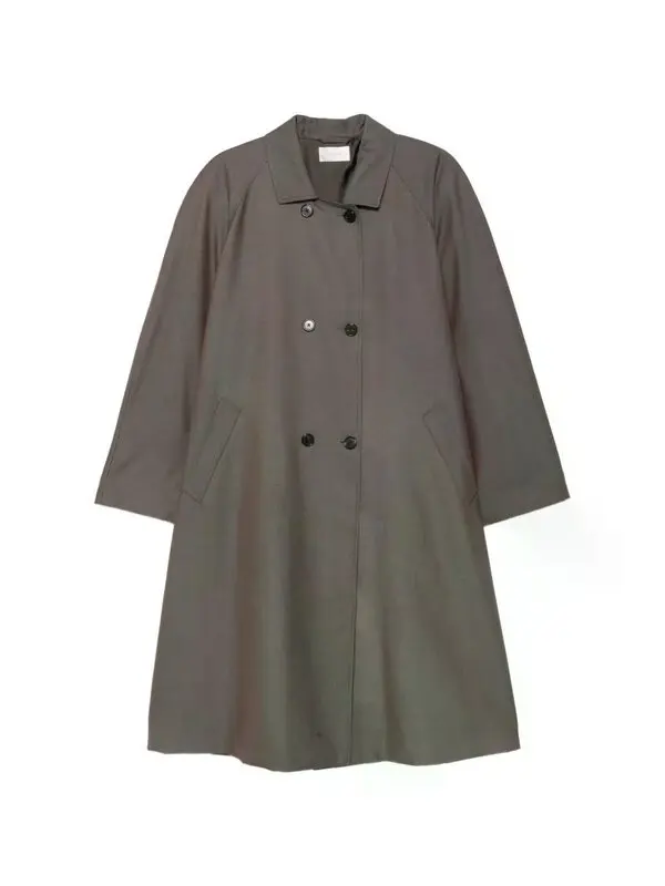 THE ROW Emma Double-breasted Coat - Green