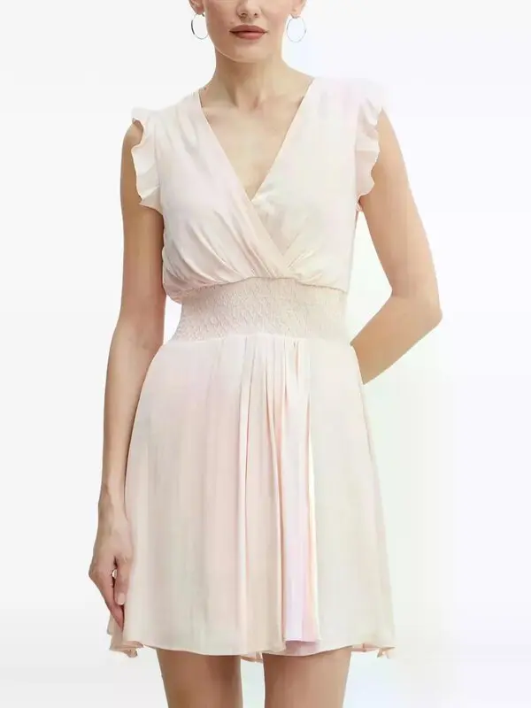 MORGAN Rwany" Ruffled Wrap-style Mini Dress