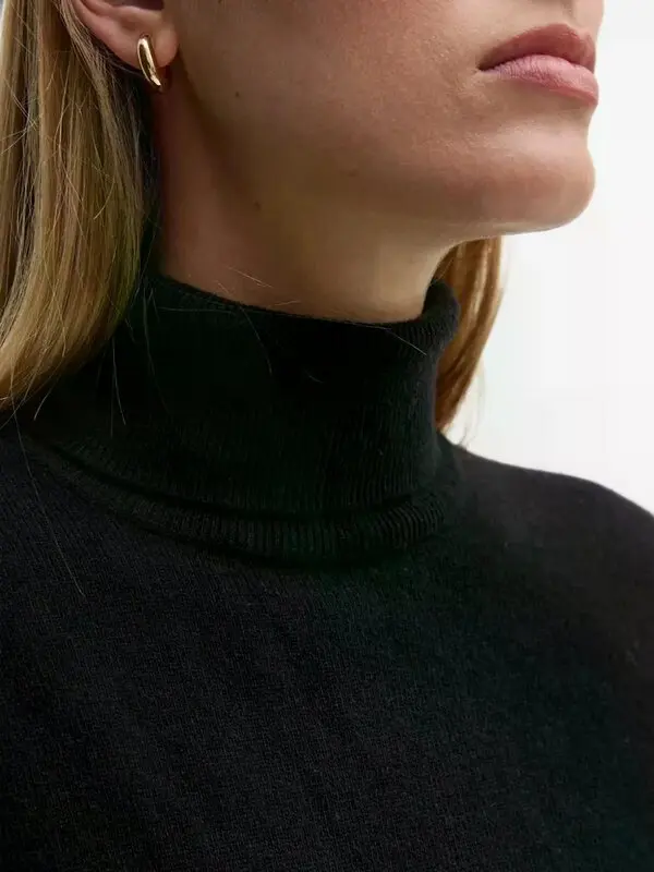 BENETTON Roll-neck Knitted Sweater
