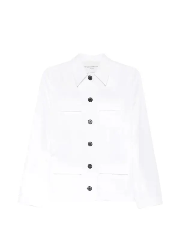 Brandon Maxwell Gage Button-up Jacket
