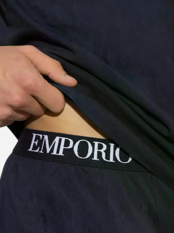 Emporio Armani Logo-waistband Pajamas