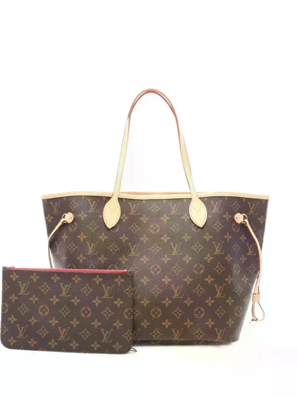 LOUIS VUITTON Neverfull Mm Monogram Tote Bag - Brown