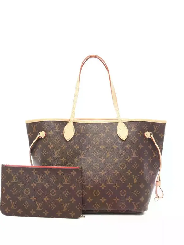 LOUIS VUITTON Neverfull Mm Monogram Tote Bag - Brown