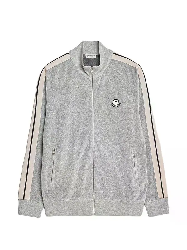 Palm Angels X Moncler Genius Logo-patch Side-stripe Jacket